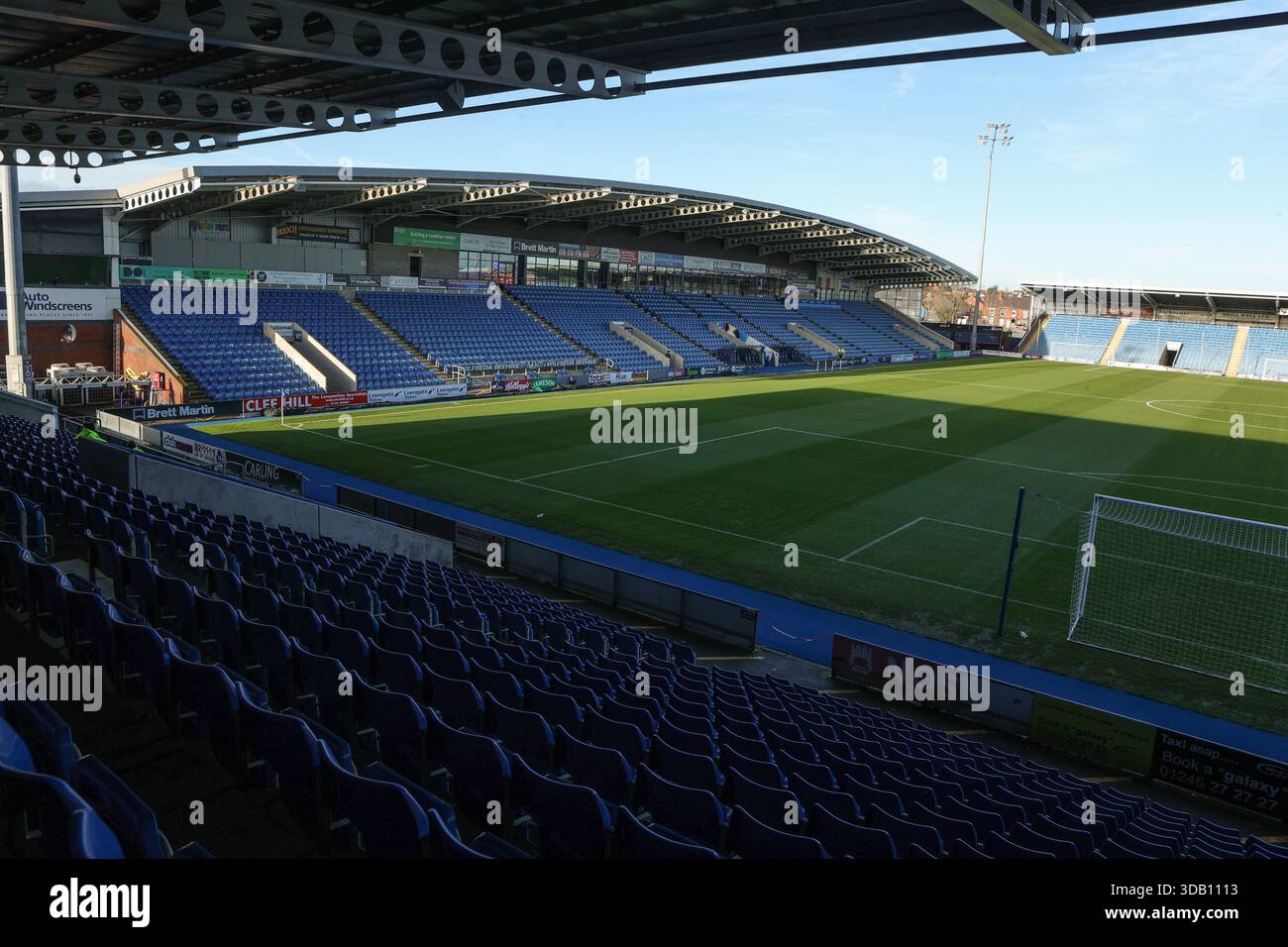 A general view of SMH Group Stadium ahead of the Sky Bet League 2 match ...