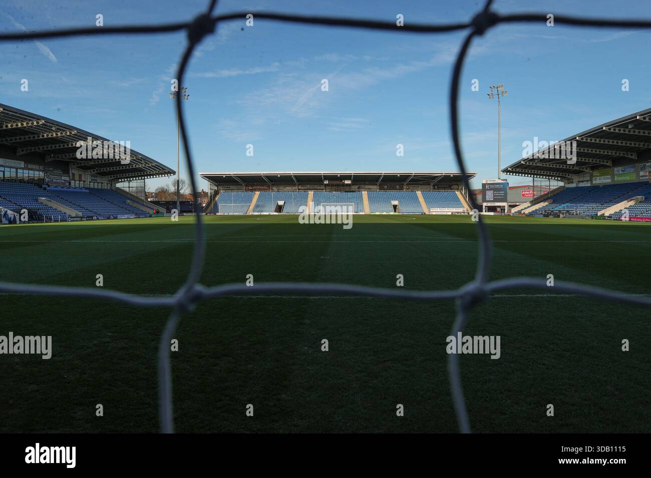 A general view of SMH Group Stadium ahead of the Sky Bet League 2 match ...