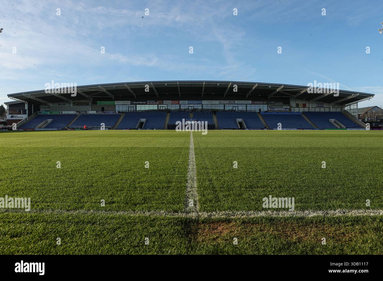 A general view of SMH Group Stadium ahead of the Sky Bet League 2 match ...