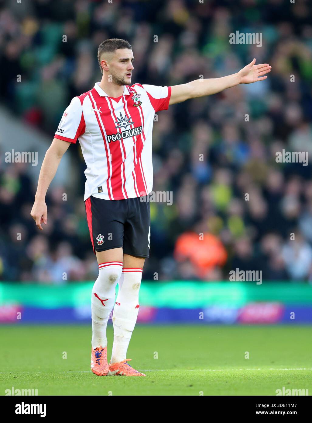Southampton's Taylor Harwood-Bellis during the Sky Bet Championship ...