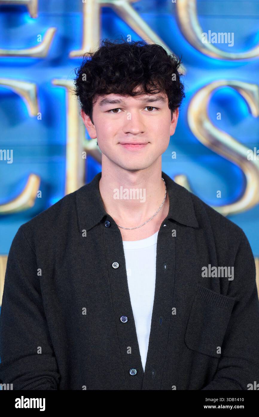 Madrid. Spain. 20251213, Charlie Bushnell attends ‘Percy Jackson and ...