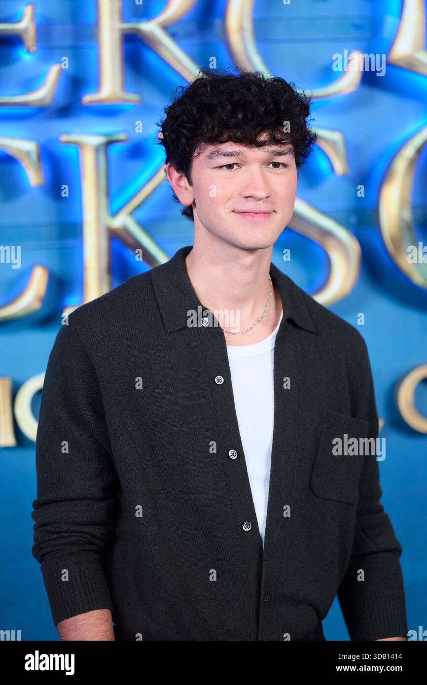 Madrid. Spain. 20251213, Charlie Bushnell attends ‘Percy Jackson and ...