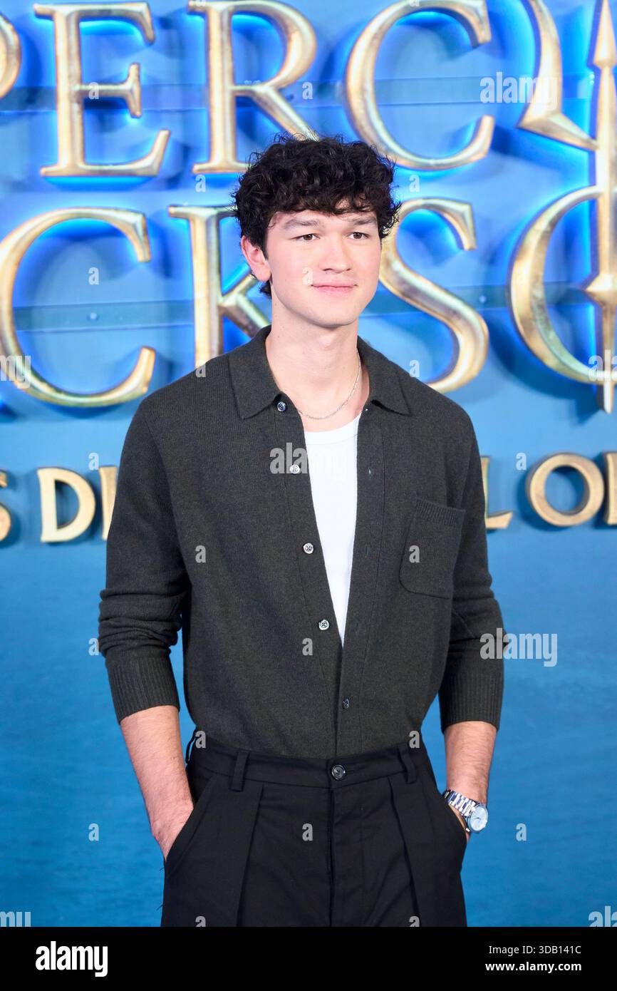 Madrid. Spain. 20251213, Charlie Bushnell attends ‘Percy Jackson and ...