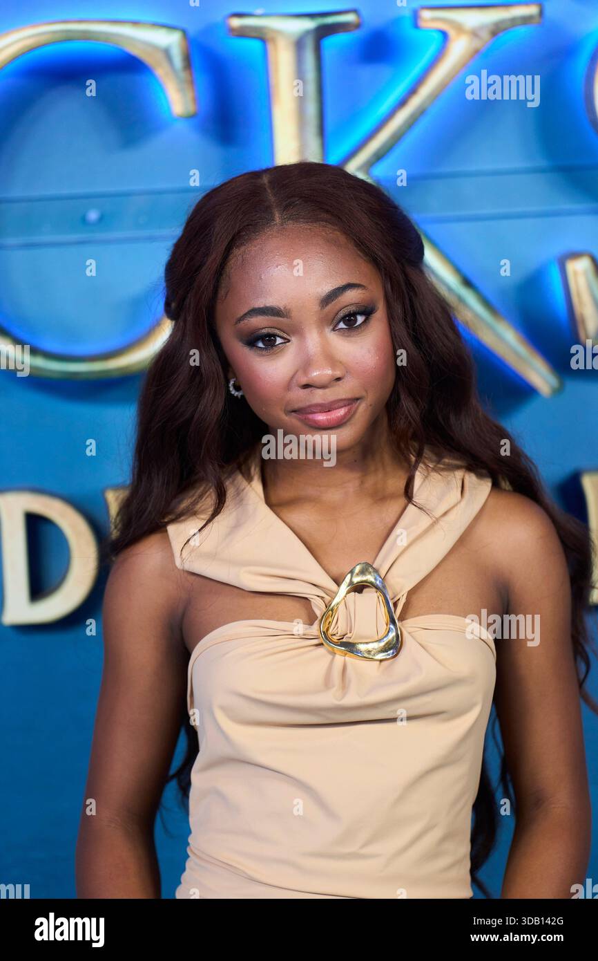 Madrid. Spain. 20251213, Leah Sava' Jeffries attends ‘Percy Jackson and ...
