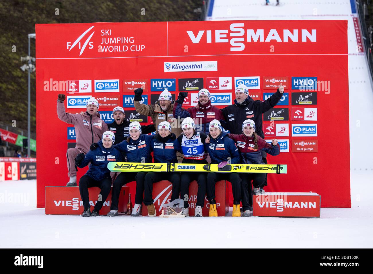 Team photo Norway with HANSEN Gyda Westvold (Norway), KVANDAL Eirin ...