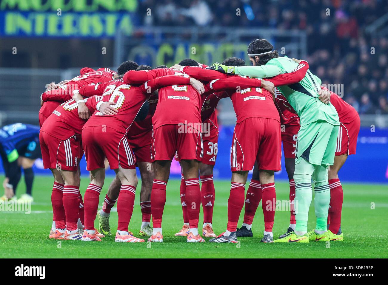 Liverpool FC players seen during UEFA Champions League 2025/26 League ...