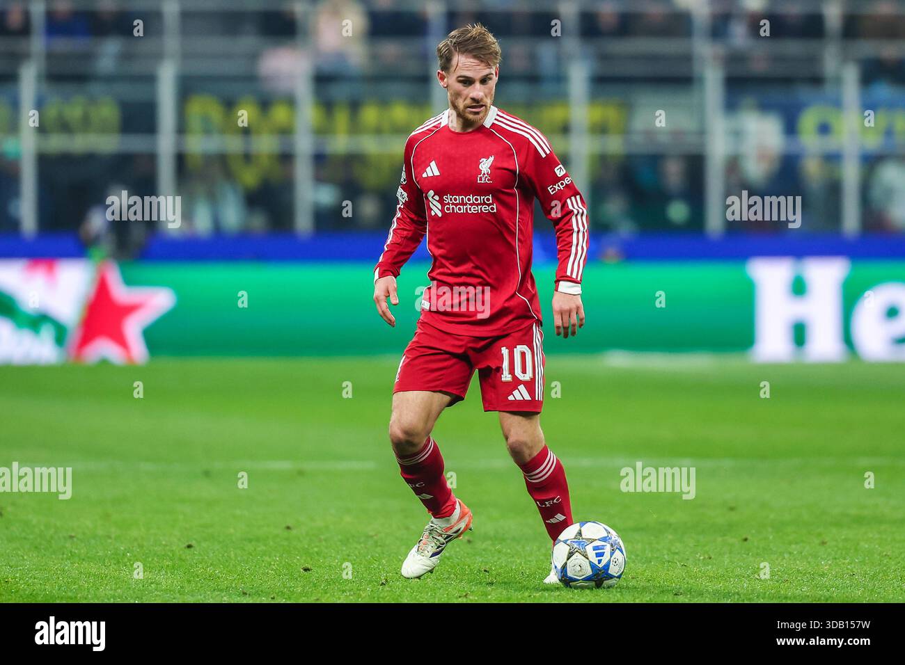 Alexis Mac Allister of Liverpool FC seen in action during UEFA ...