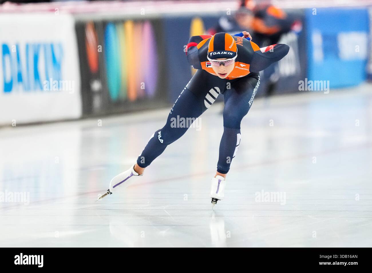 HAMAR, NORWAY - DECEMBER 13: Femke Kok of Netherlands during the ISU ...