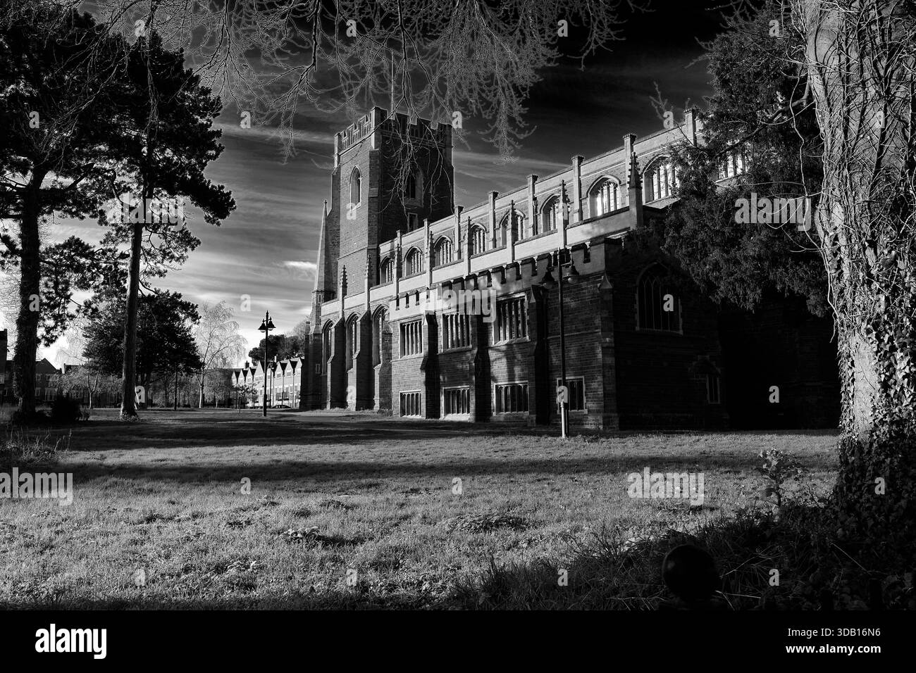 St mary the virgin wellingborough Black and White Stock Photos & Images ...