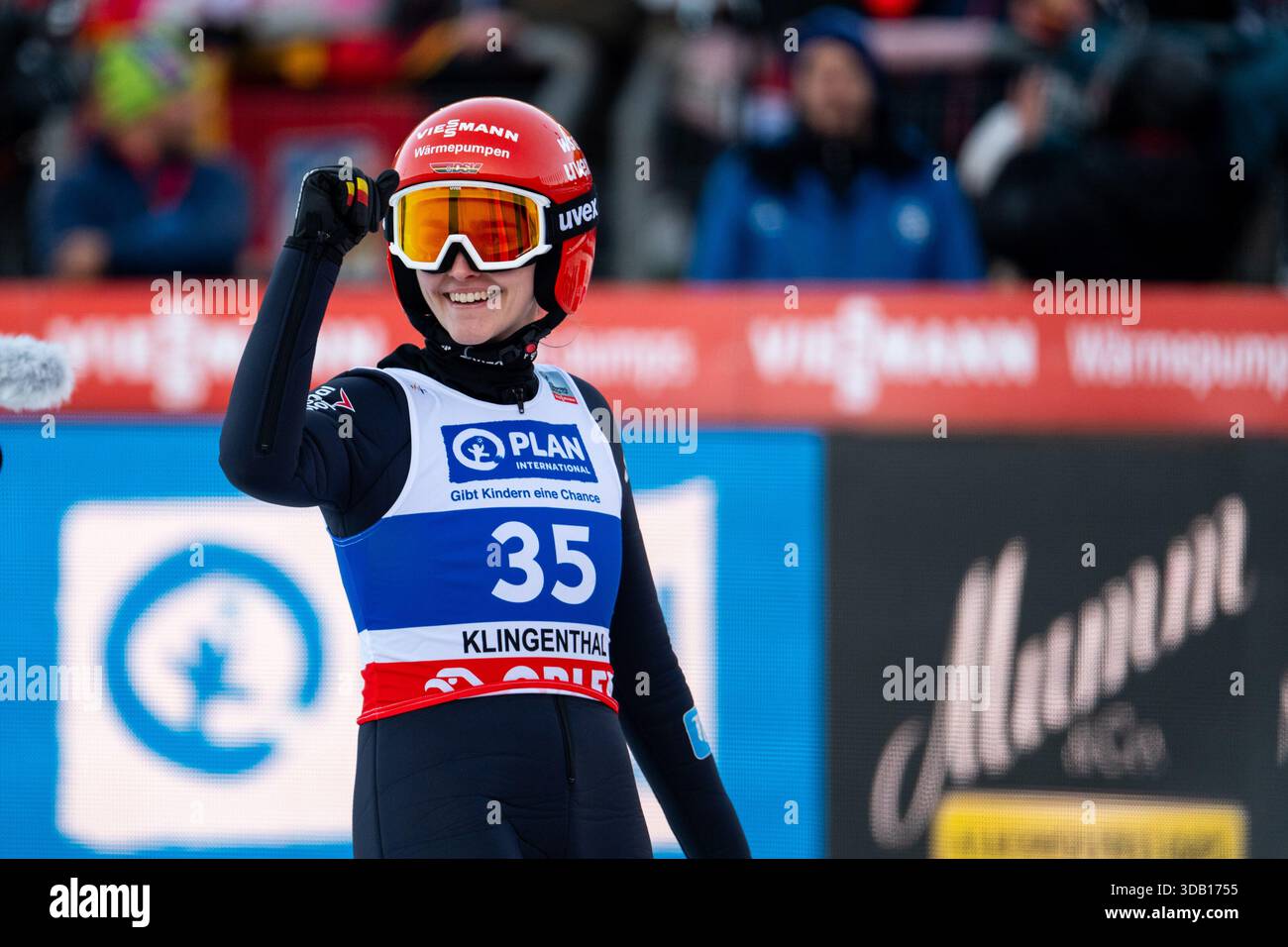 FRIDAY Selina (Germany, WSC Erzgebirge Oberwiesenthal) satisfied at the ...