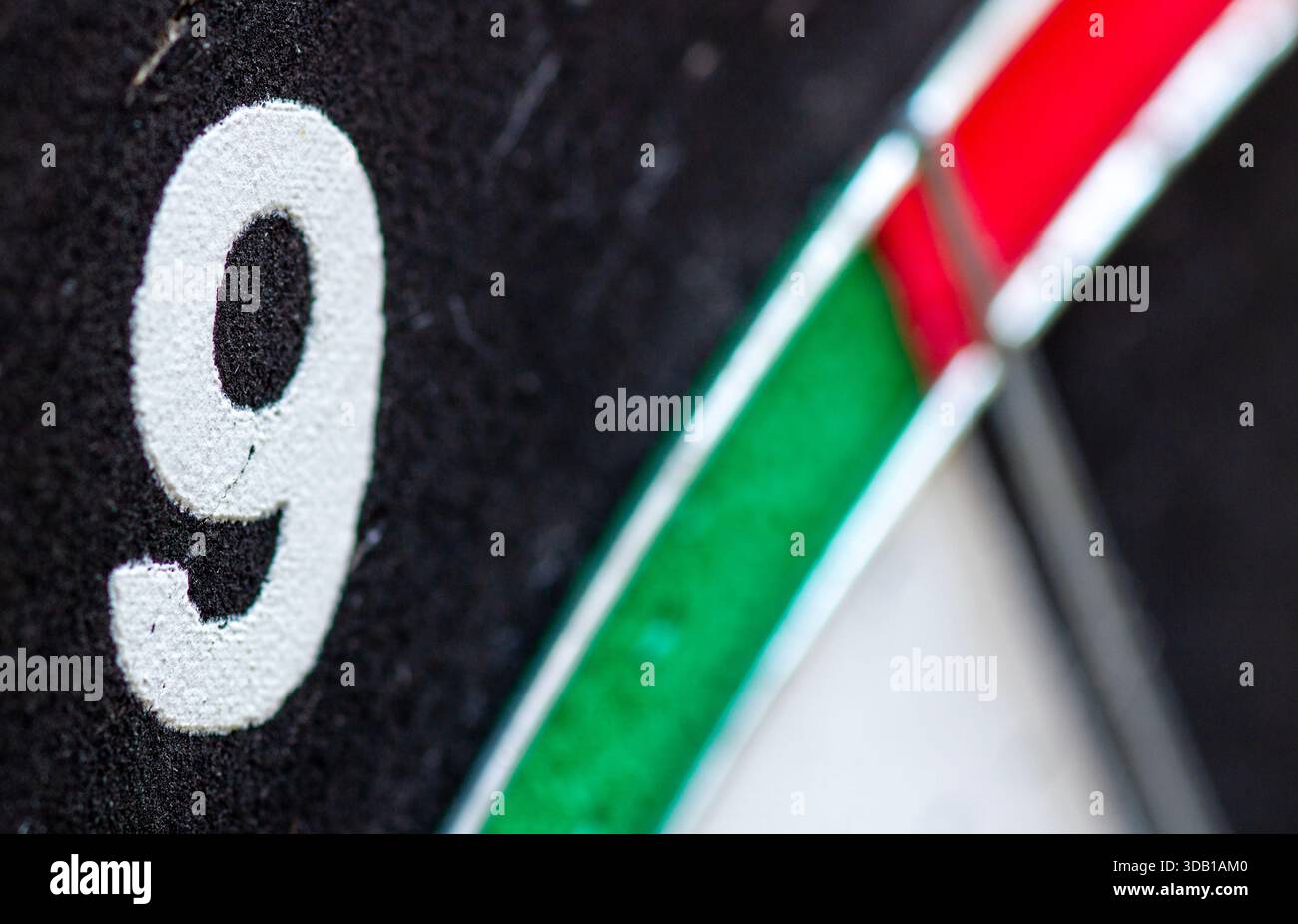 Number nine white digit hi-res stock photography and images - Alamy