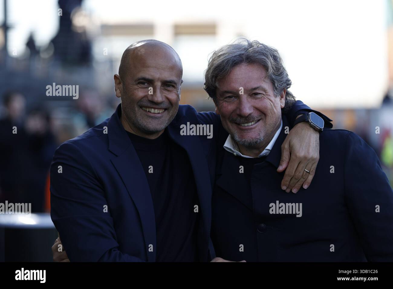Venezia's headcoach GIOVANNI STROPPA and Monza's head coach PAOLO ...
