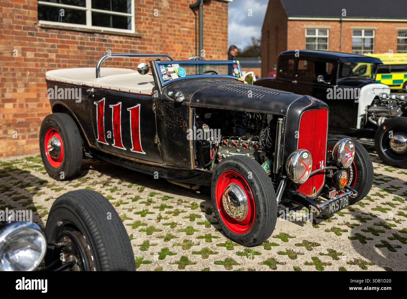 Ford Hot Rod ‘MXS 708’ on display at the Bicester Motion assembly held ...