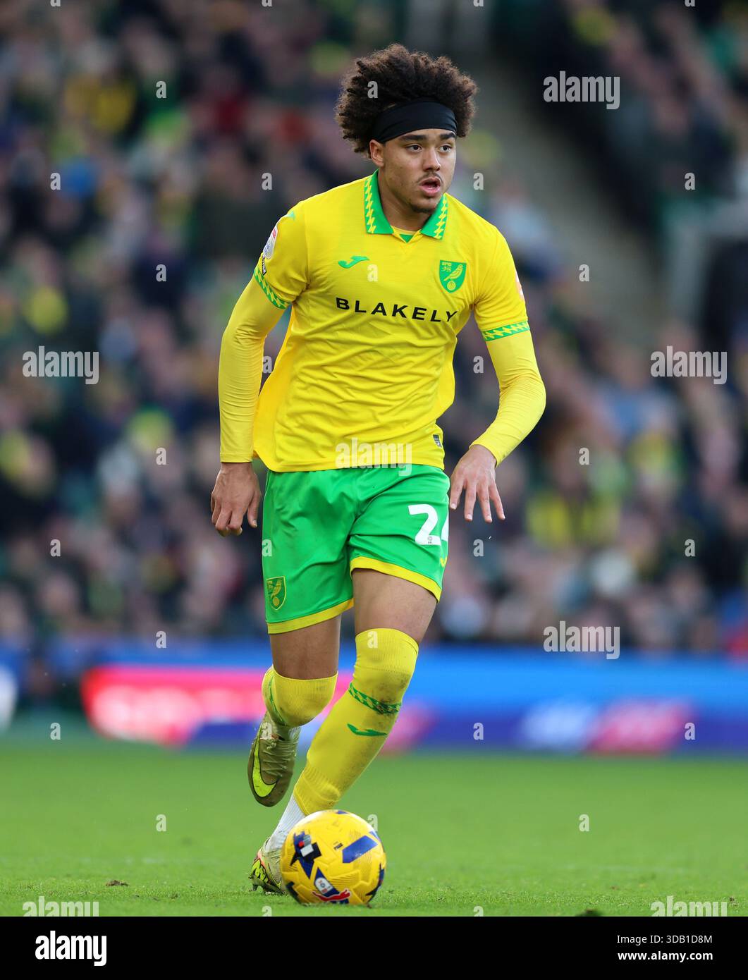 Norwich City's Jovon Makama during the Sky Bet Championship match at ...