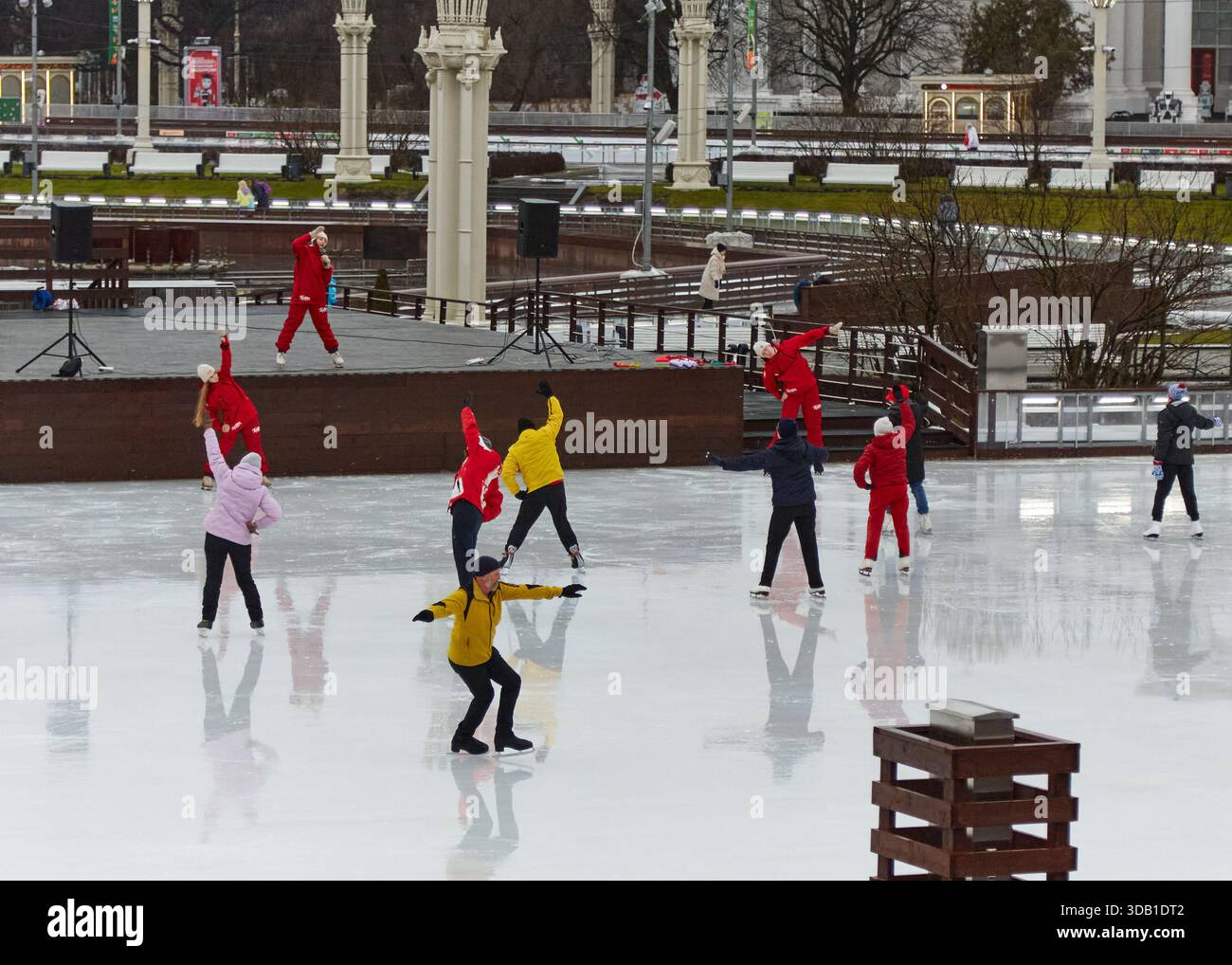 Moscow, Russian Federation - December 11, 2025: Morning warm-up session ...