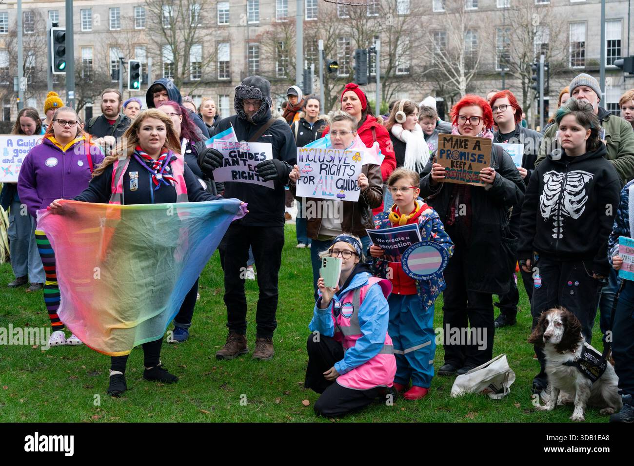 Edinburgh, Scotland, UK. 13th December 2025. Group calling for ban on ...