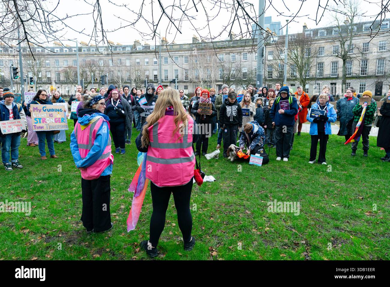 Edinburgh, Scotland, UK. 13th December 2025. Group calling for ban on ...
