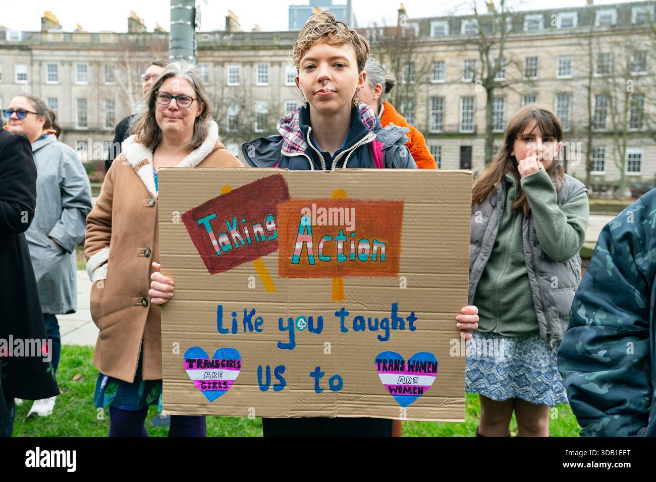Edinburgh, Scotland, UK. 13th December 2025. Group calling for ban on ...