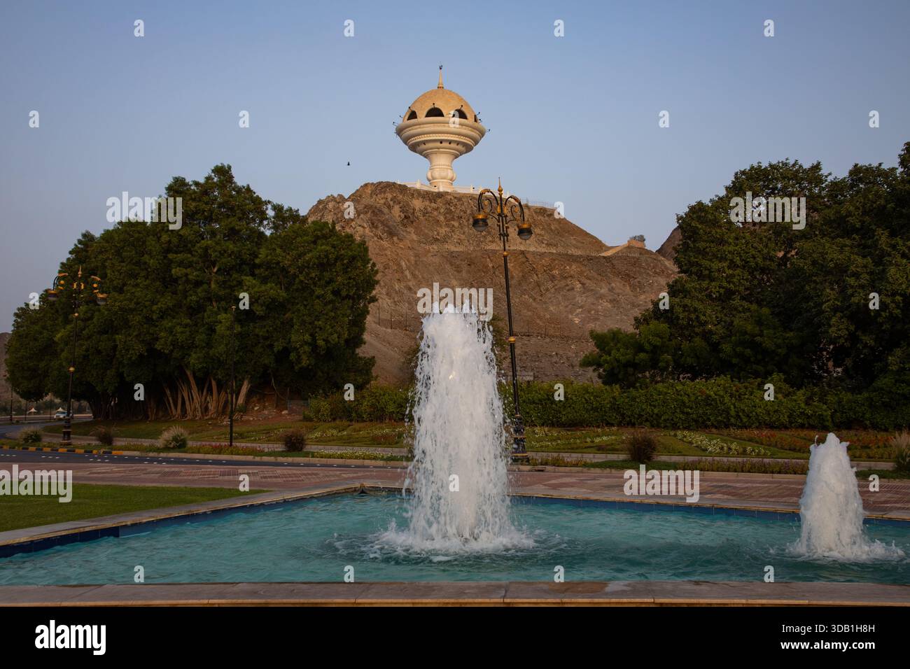 A panoramic view of Riyam Park and the iconic incense burner monument ...