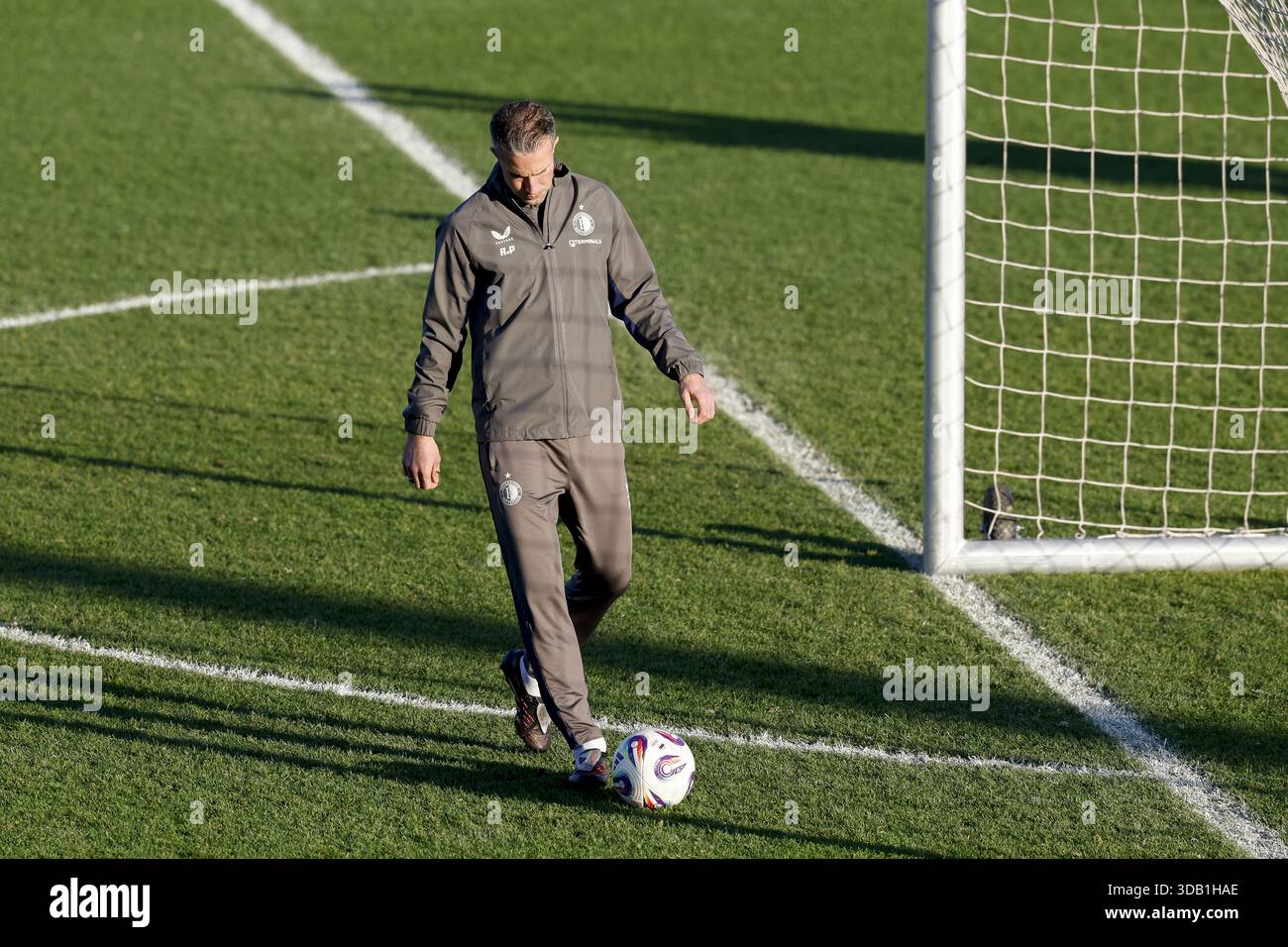 ROTTERDAM - Feyenoord coach Robin van Persie during a training session ...