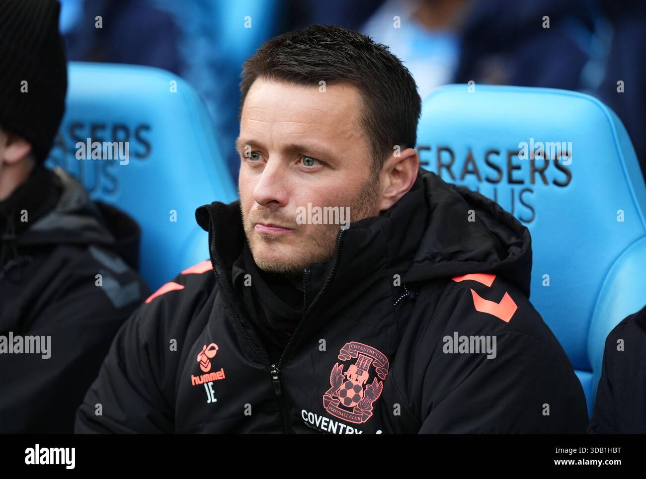Coventry City assistant manager Joe Edwards ahead of the Sky Bet ...