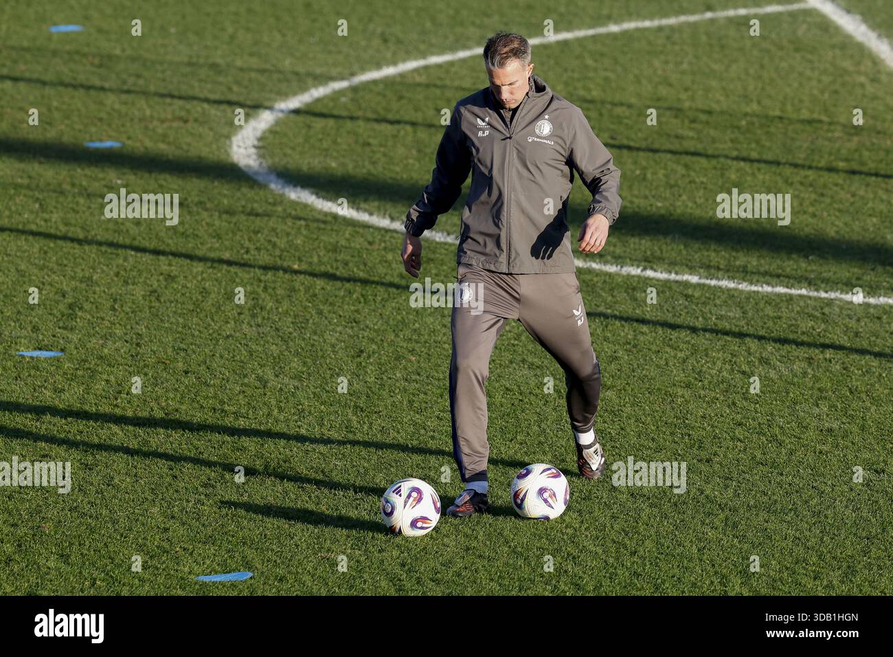 ROTTERDAM - Feyenoord coach Robin van Persie during a training session ...