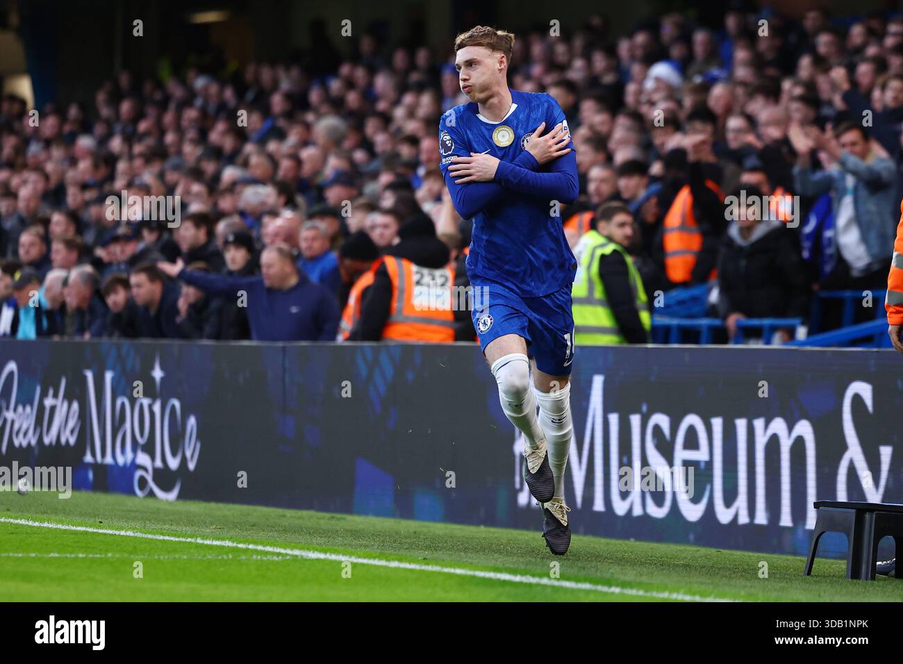 London, England, 13th December 2025. Cole Palmer of Chelsea celebrates ...