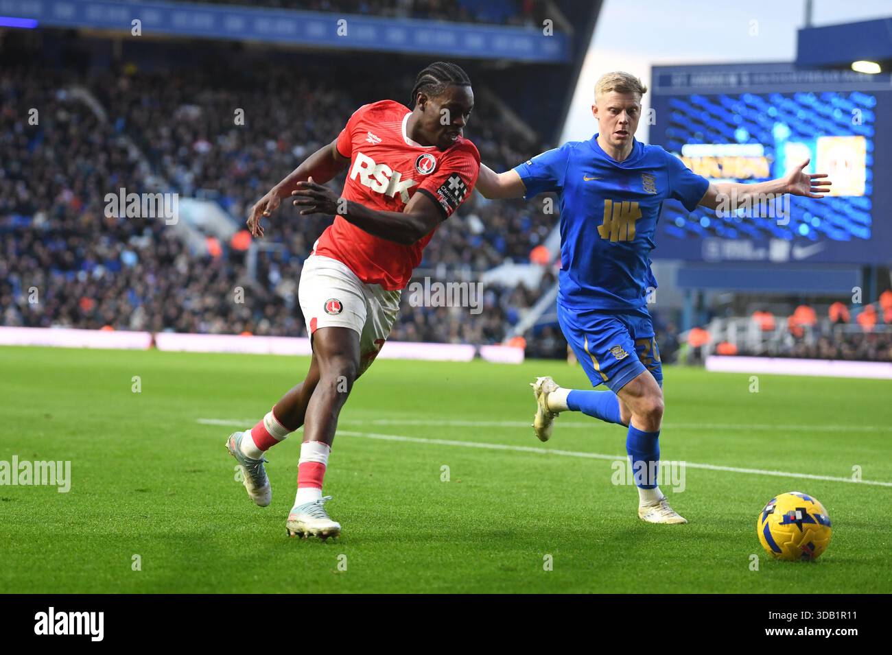 Birmingham, England. 13th Dec 2025. Tanto Olaofe and Alex Cochrane ...