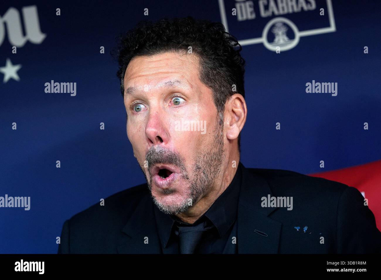 Atletico de Madrid's coach Diego Pablo Cholo Simeone during La Liga ...
