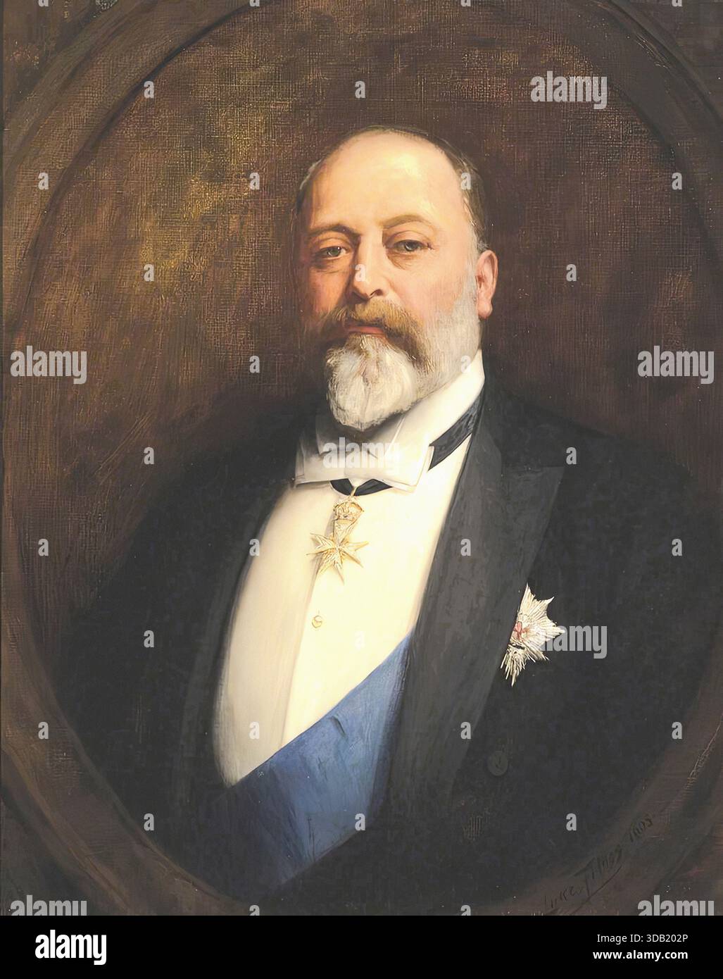 Sir Samuel Luke Fildes - King Edward Vii 2 Stock Photo - Alamy
