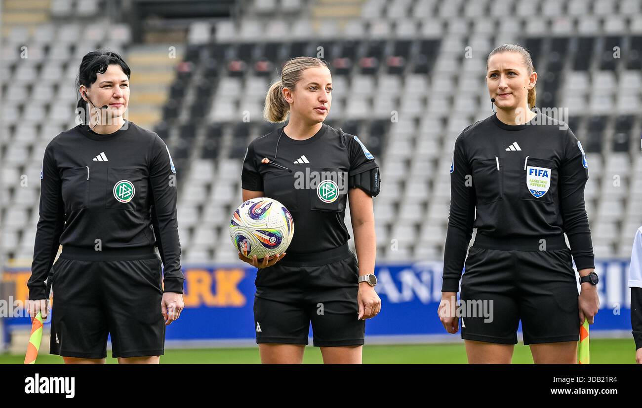 Silke Fritz (referee assistant), Daniela Kottmann (referee), Jessica ...