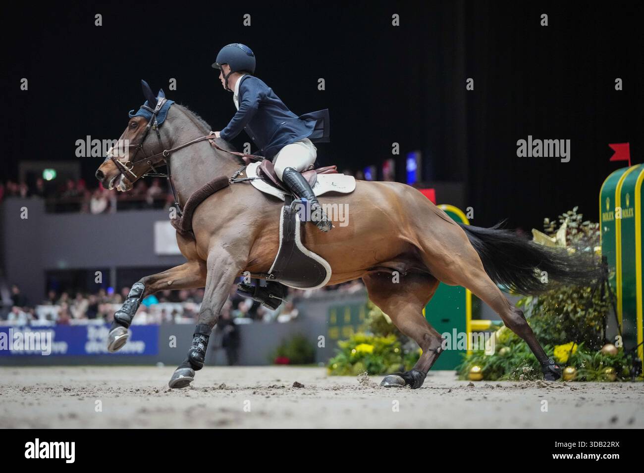 Tom WACHMAN (IRL) riding DO IT EASY during the Day 4 of the 64th CHI of ...