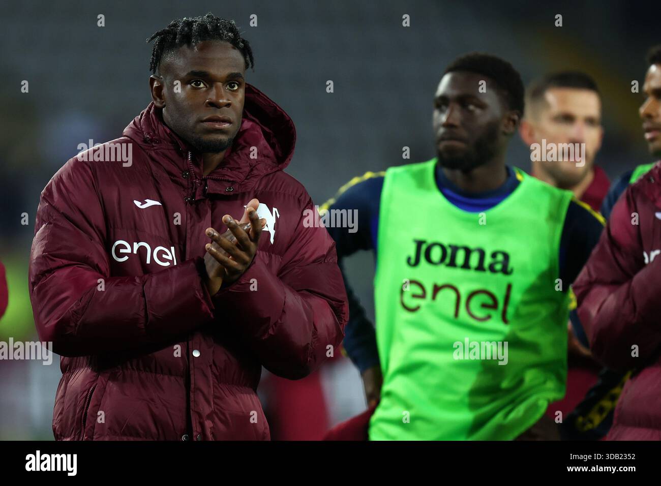 Duvan Zapata of Torino Fc celebrates at the end of the Serie A match ...