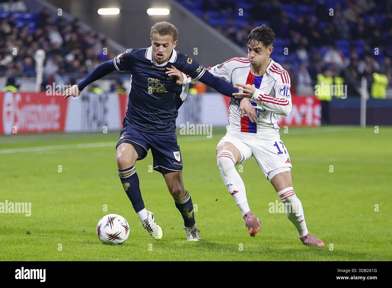 LYON , 11-12-2025 , Groupama Stadium , season 2025 / 2026 , UEFA Europa ...