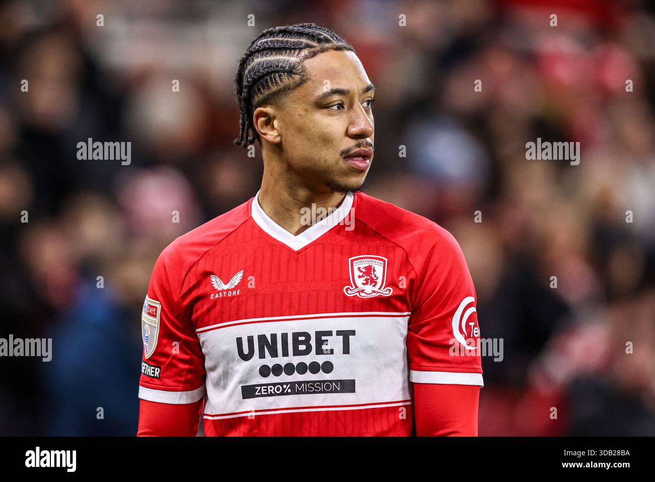 Samuel Silvera of Middlesbrough during the Sky Bet Championship match ...