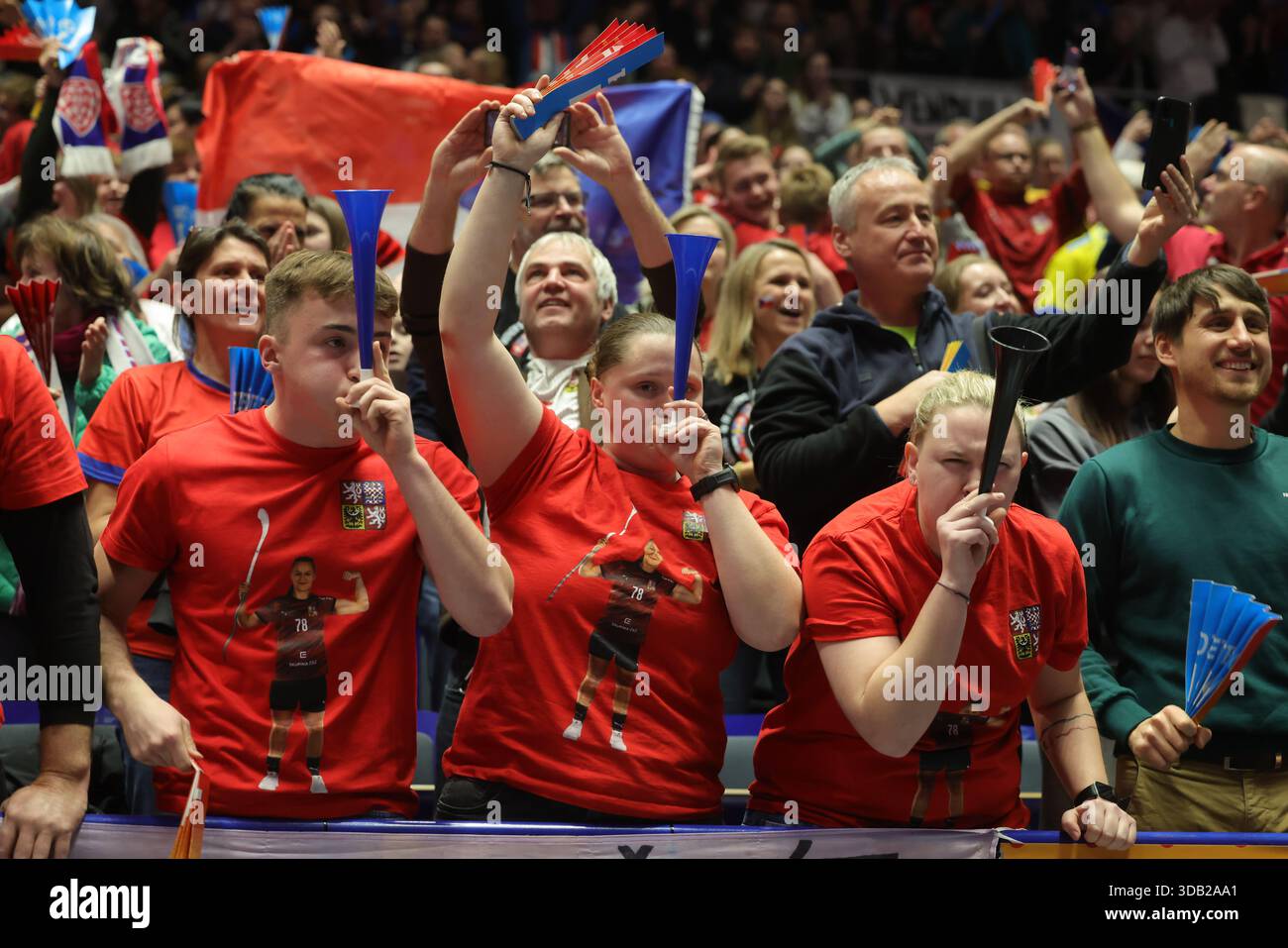 Czech fans' joy their team won the Women's World Floorball Championship ...