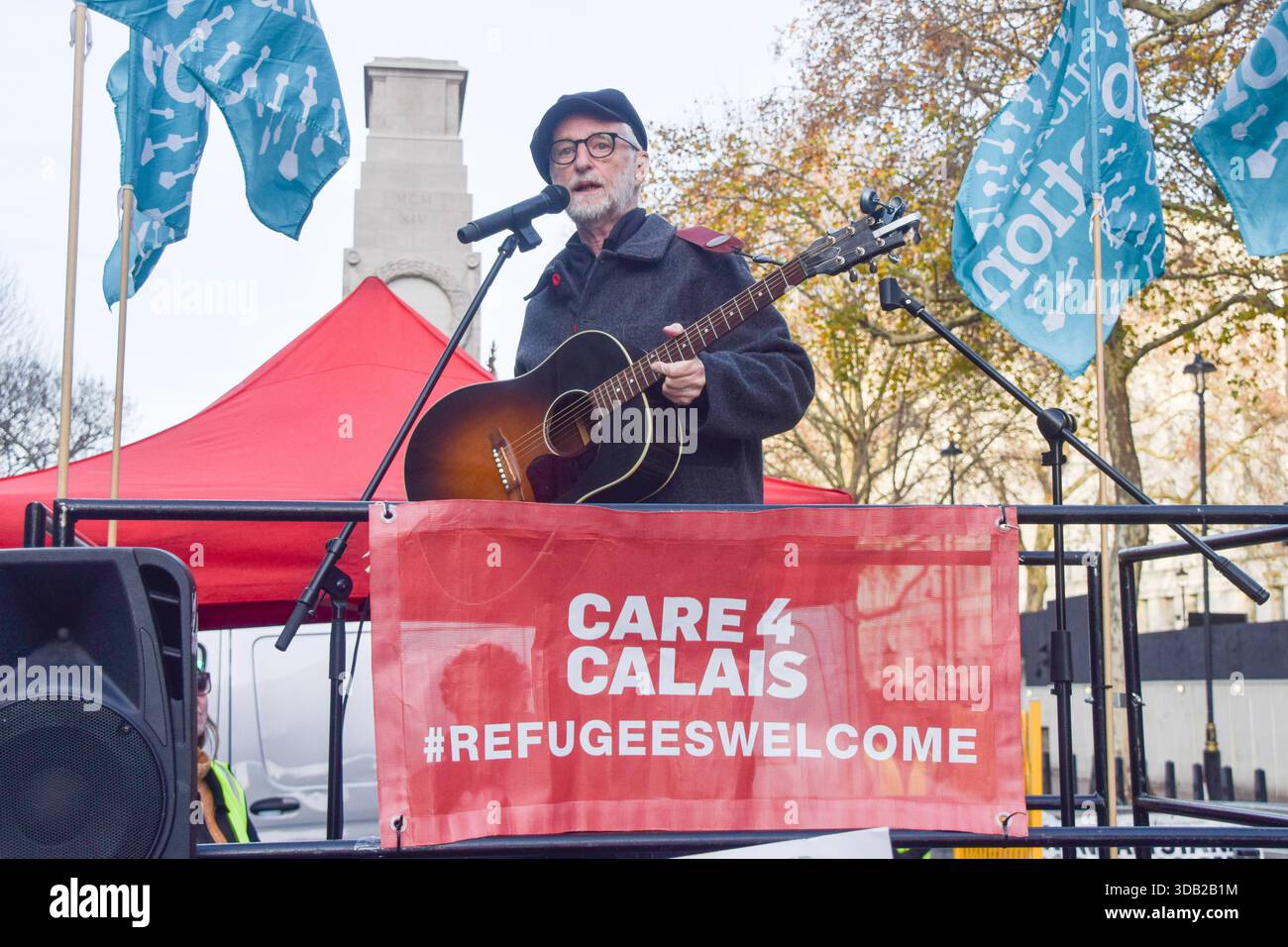 London, UK. 13th December 2025. Singer-songwriter Billy Bragg performs ...