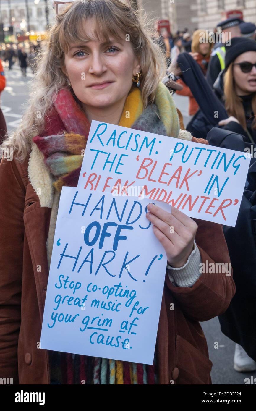 London, UK. 13th Dec 2025. Anti-racist campaigners came to Downing ...