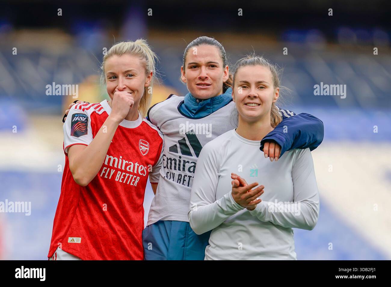 LIVERPOOL, ENGLAND - December 13: Leah Williamson, Steph Catley and ...
