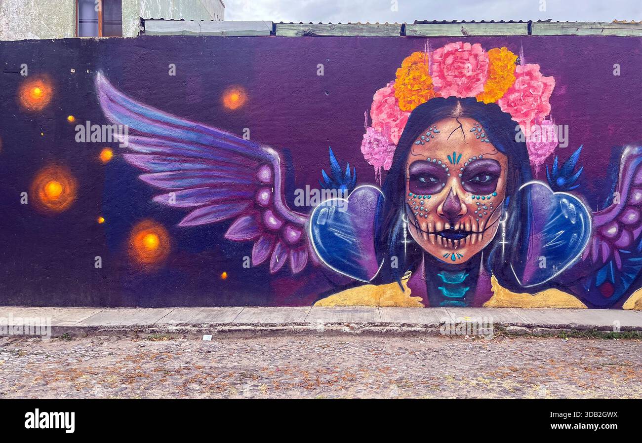 Colorful Urban Wall Mural Depicting Surreal Artistic Theme in San ...
