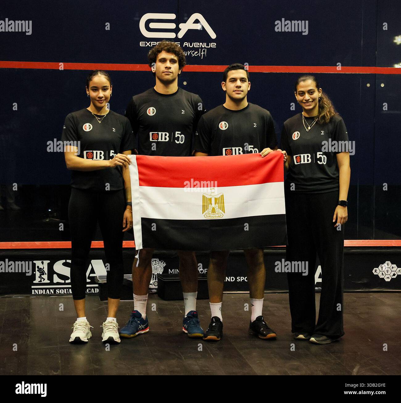 SDAT Squash World Cup 2025 – Chennai, India. “India defeated Egypt 3–0 ...