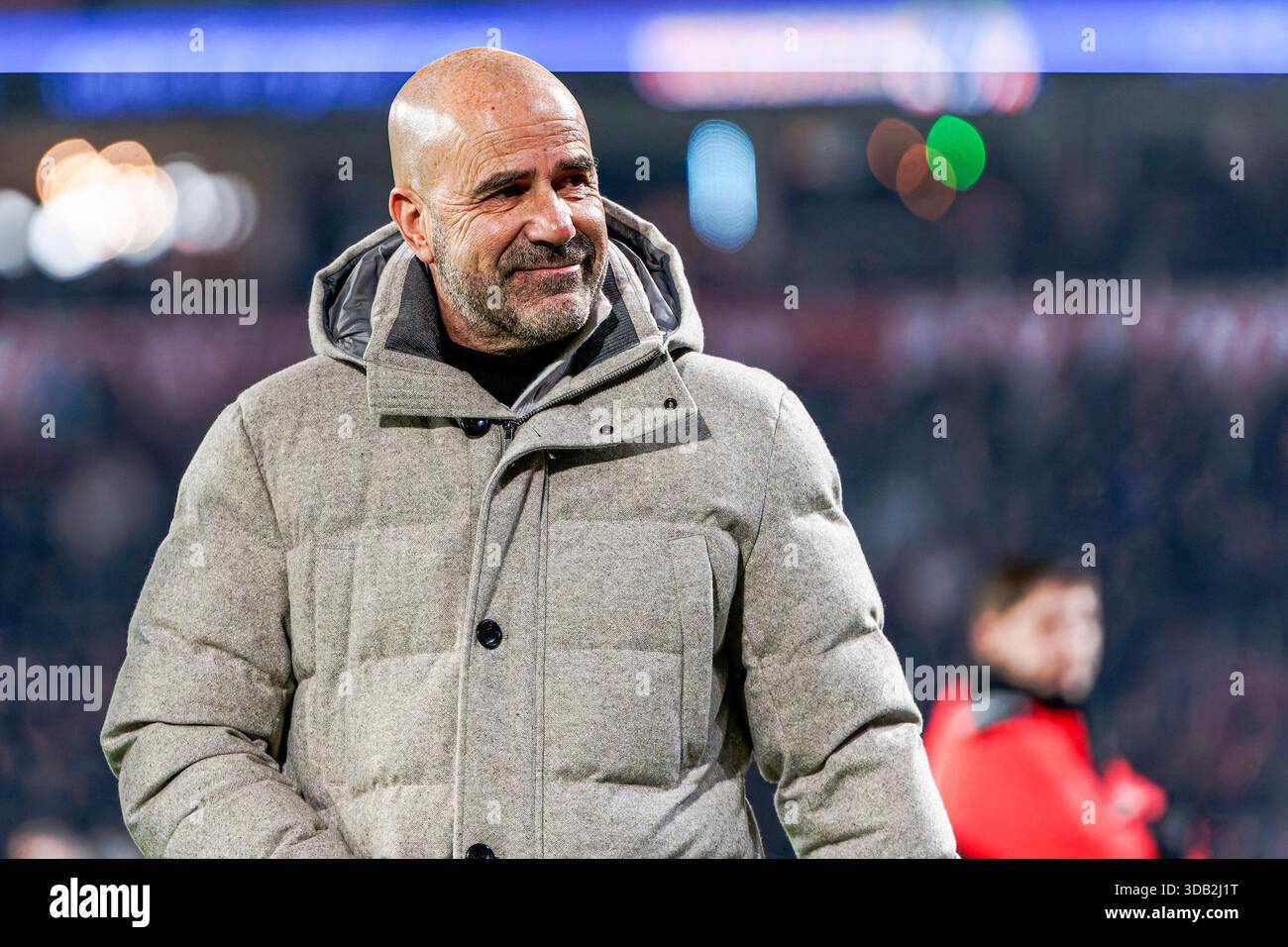 Head Coach Peter Bosz of PSV Eindhoven looks on prior to the Dutch ...