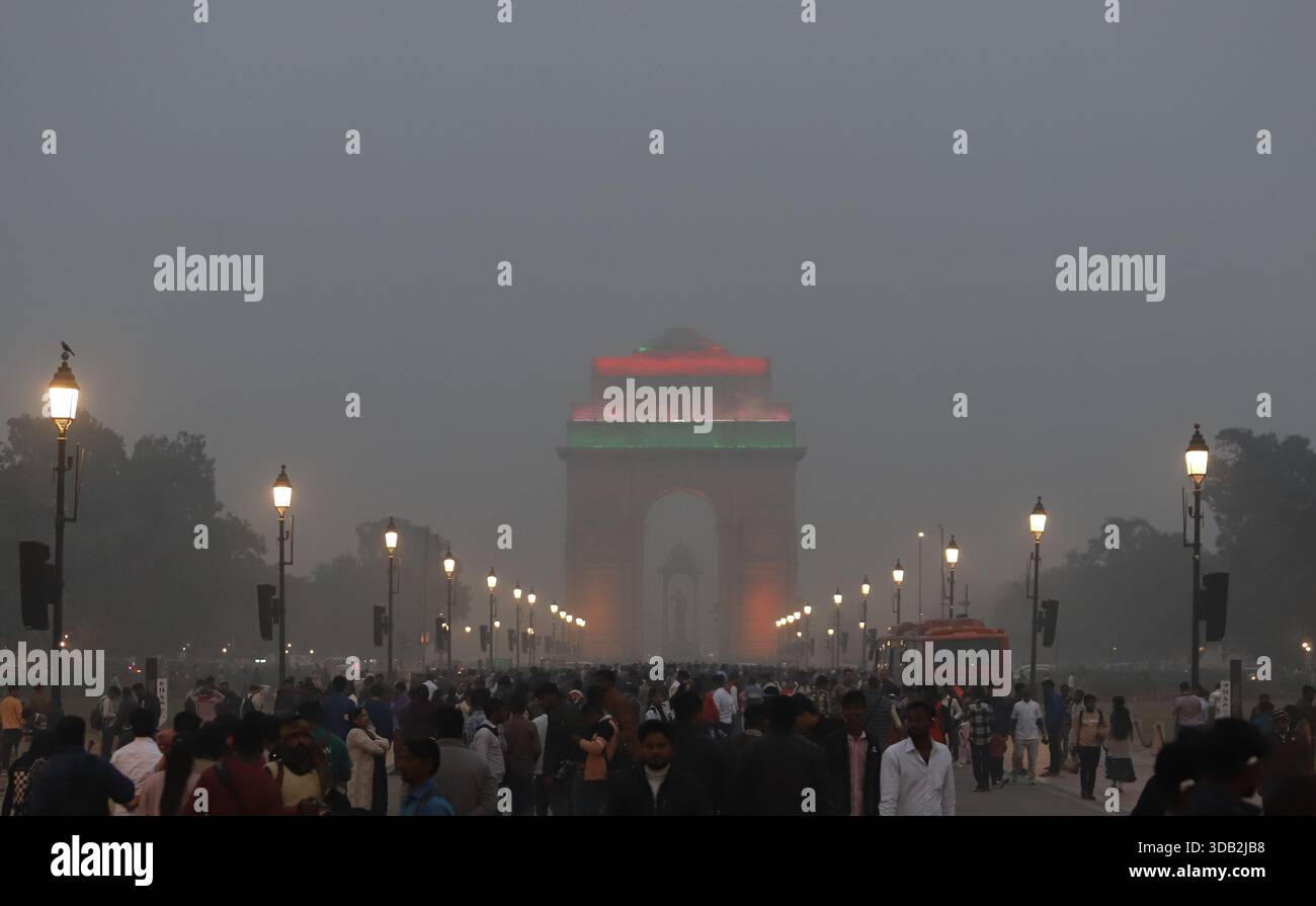 December 13, 2025, New Delhi, New Delhi, India: People gather India ...