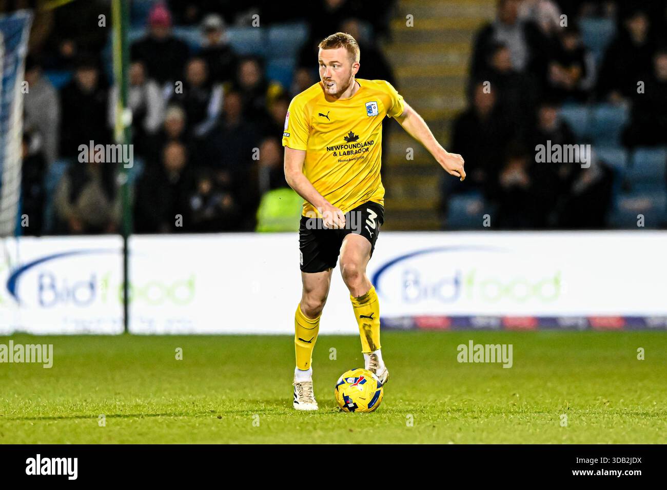 Lewis Shipley of Barrow AFC controls the ball during the Sky Bet League ...