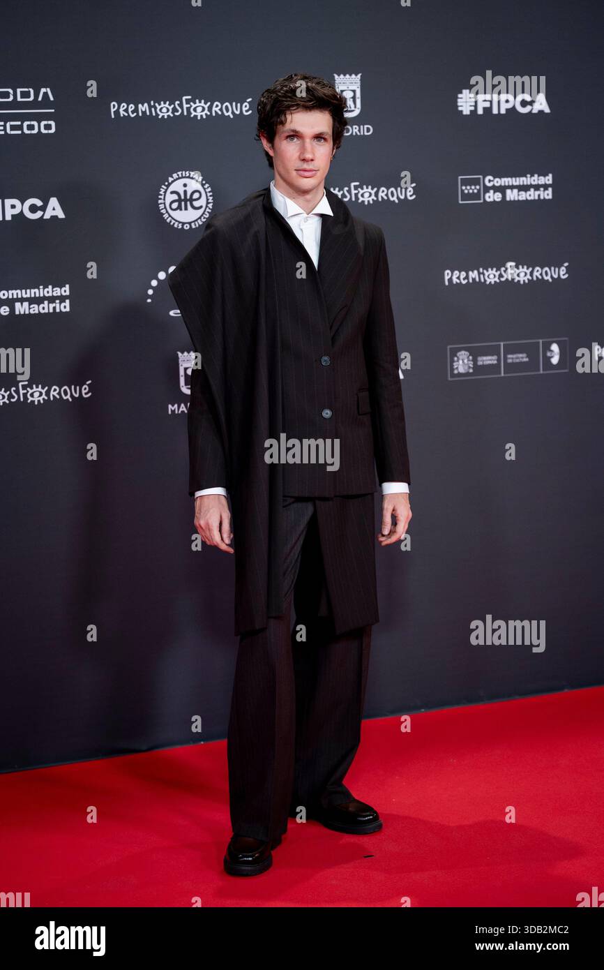 Actor Diego Garisa poses on the red carpet at the 31st edition of the ...