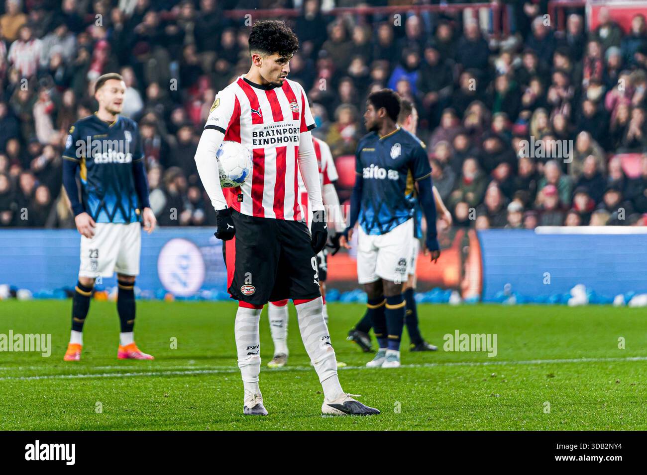 Ricardo Pepi of PSV Eindhoven looks on during the Dutch Eredivisie ...