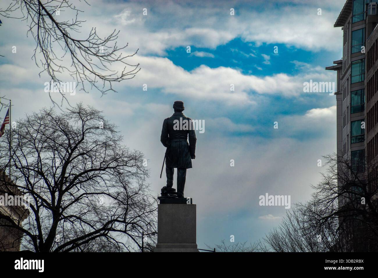 WASHINGTON, DC - DECEMBER 12: The statue of Admiral David G. Farragut ...