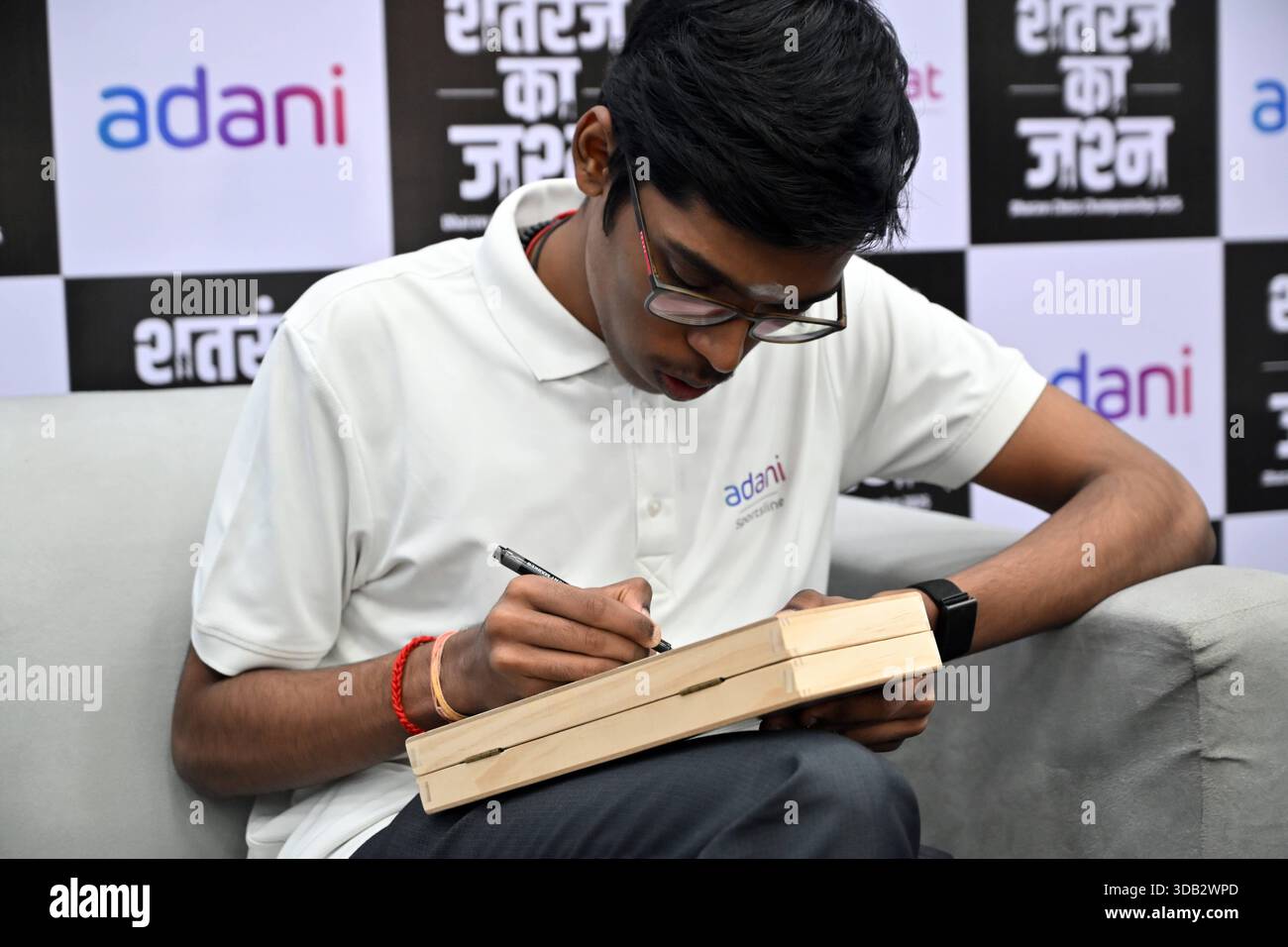 MUMBAI, INDIA - DECEMBER 12: Indian chess grandmaster Rameshbabu ...