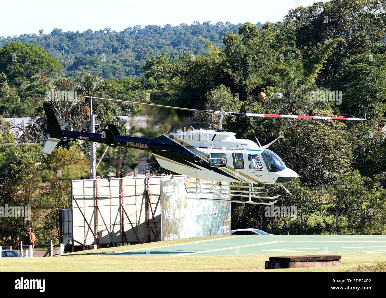 Bell 206L-4 LongRanger IV helicopter, Foz do Iguaçu, State of Parana ...