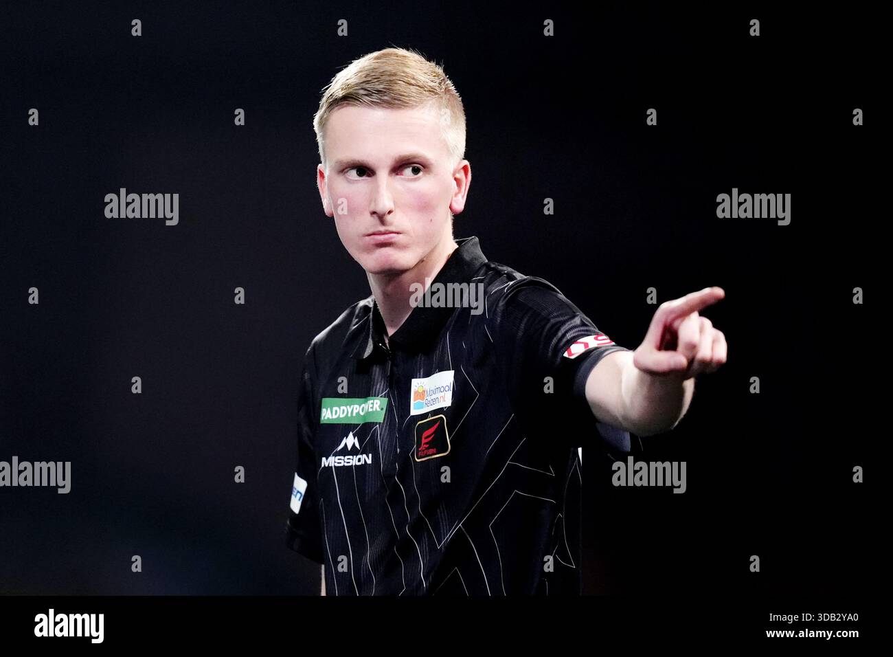 Wessel Nijman during their match against Karel Sedlacek on day three of ...